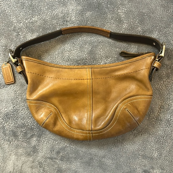 Coach | Bags | Coach Small Sholder Bag Ten Leater Vintage Wcoa ...